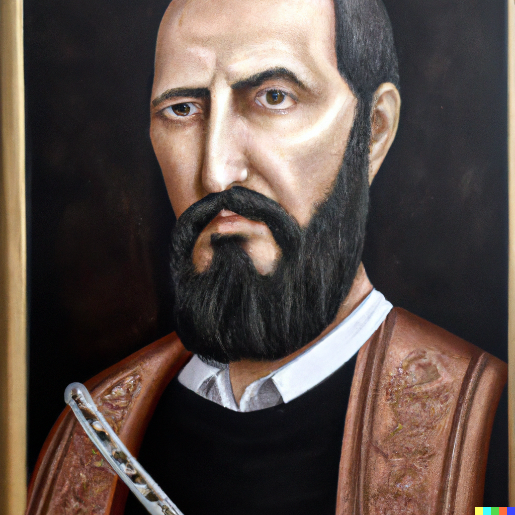 DALL·E 2022-10-19 13.57.44 – renaissance portrait of George Kastriota ...